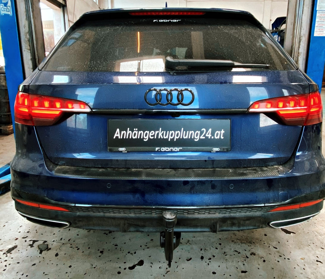 Nachrüstung Einer Original Schwenkbaren Anhängerkupplung Am Audi A4 Av